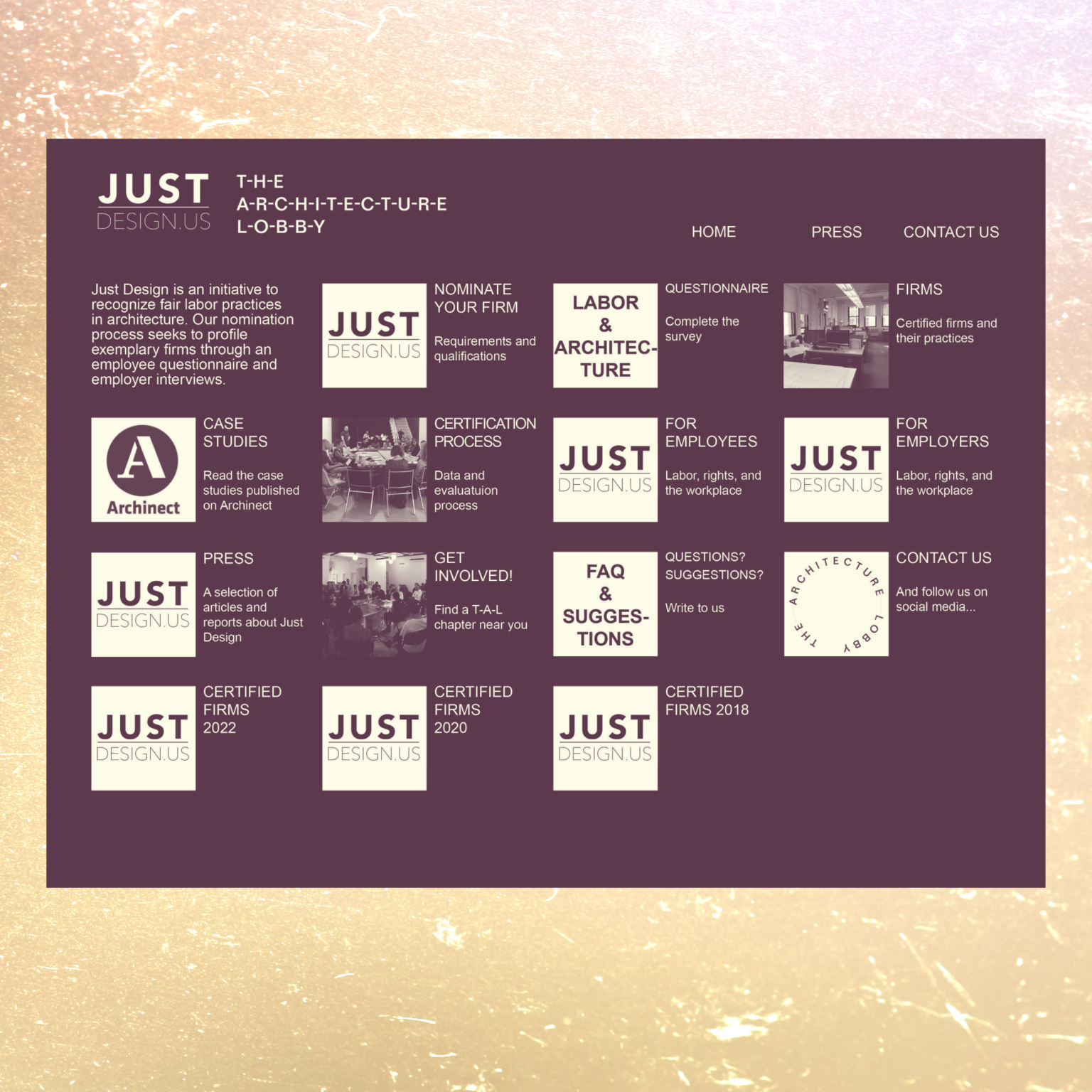 JustDesign – The Architecture Lobby